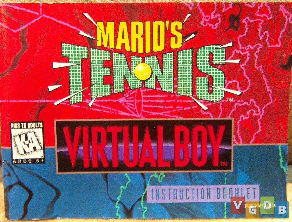 Mario's Tennis - VGDB - Vídeo Game Data Base