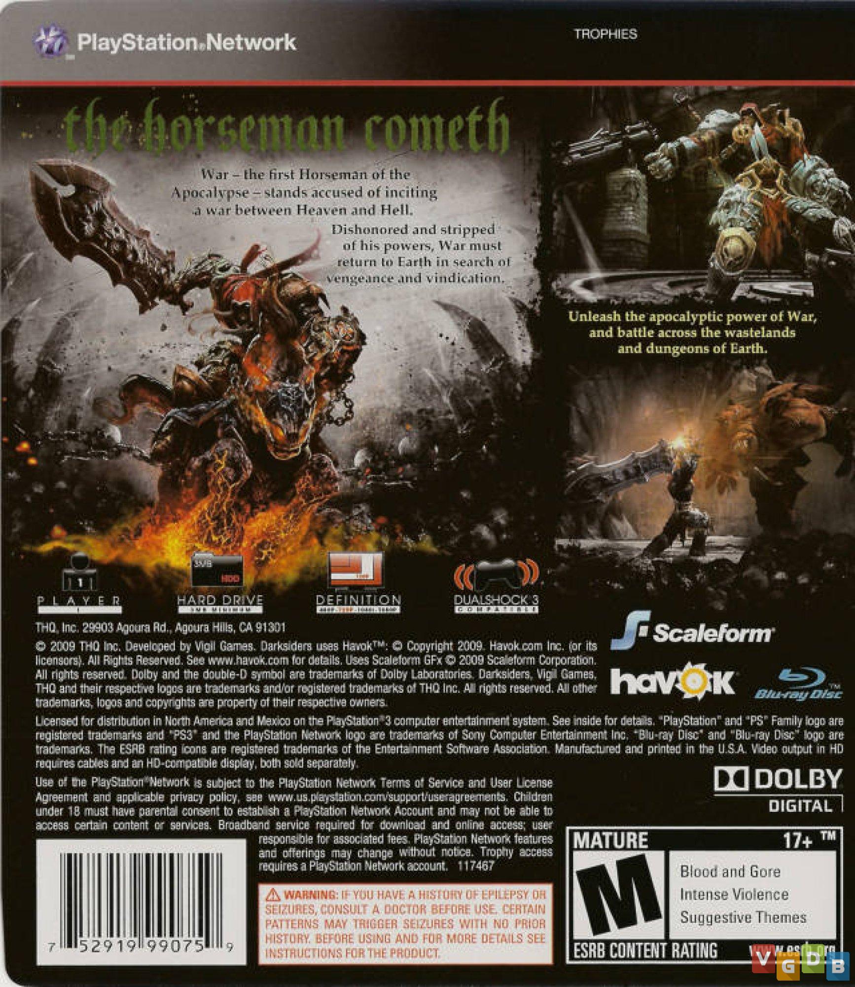 Darksiders - VGDB - Vídeo Game Data Base